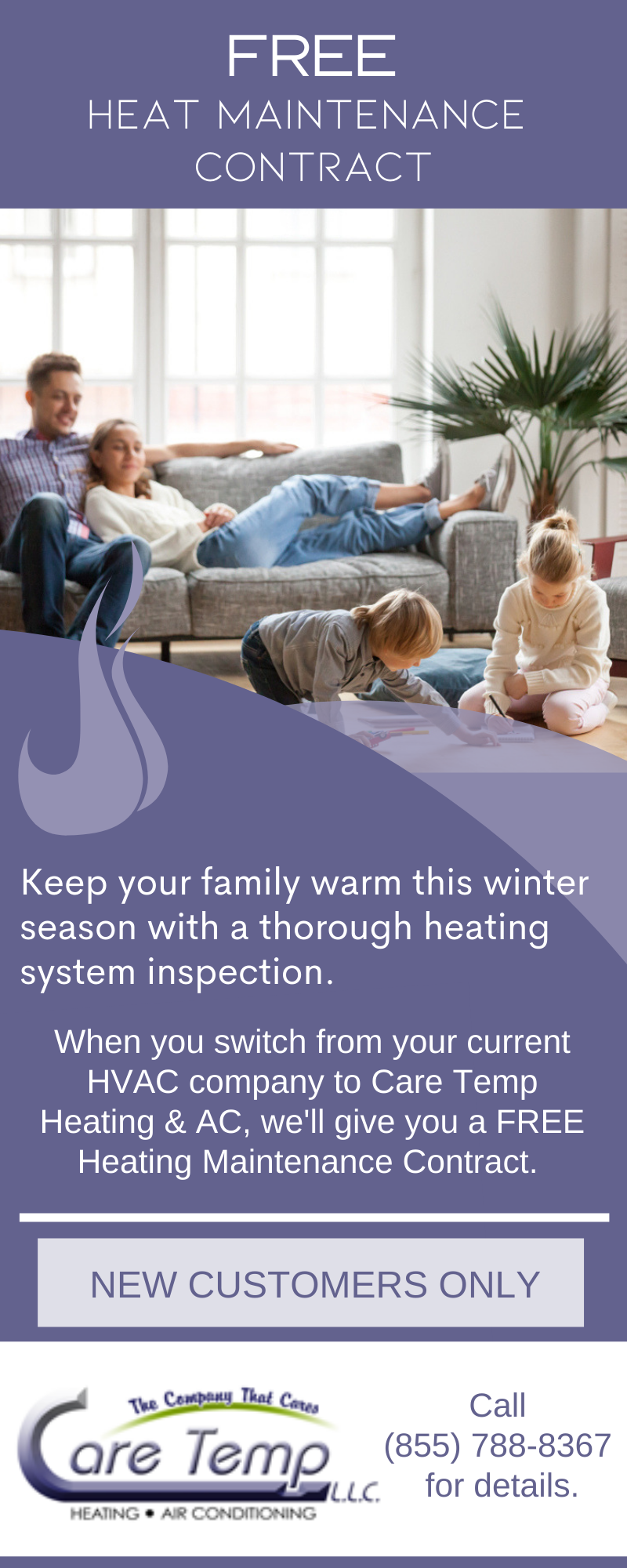 Keep Your Family Warm This Winter With FREE Heating Maintenance | Care ...